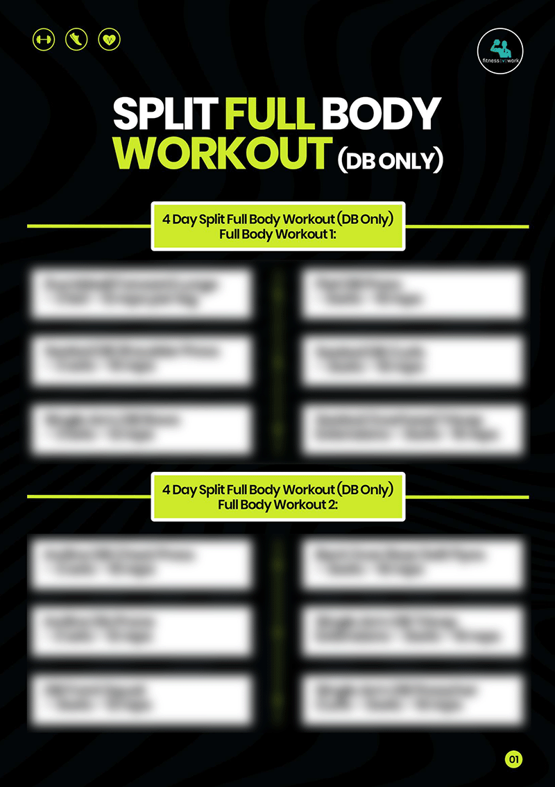 Free Full Split Body Workout Guide